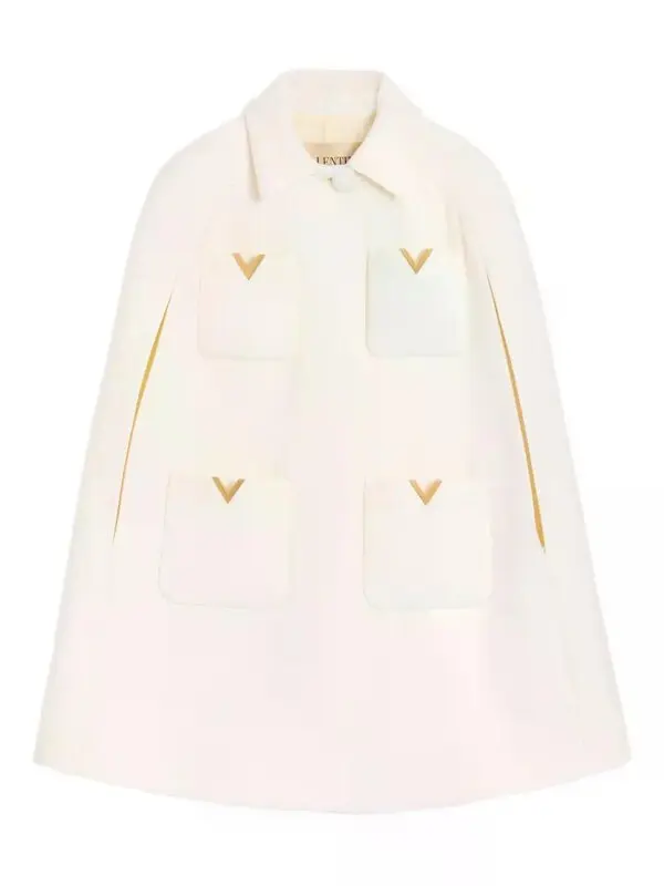 Valentino Garavani Drill Double Cape - Neutrals