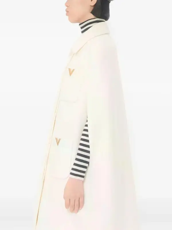Valentino Garavani Drill Double Cape - Neutrals