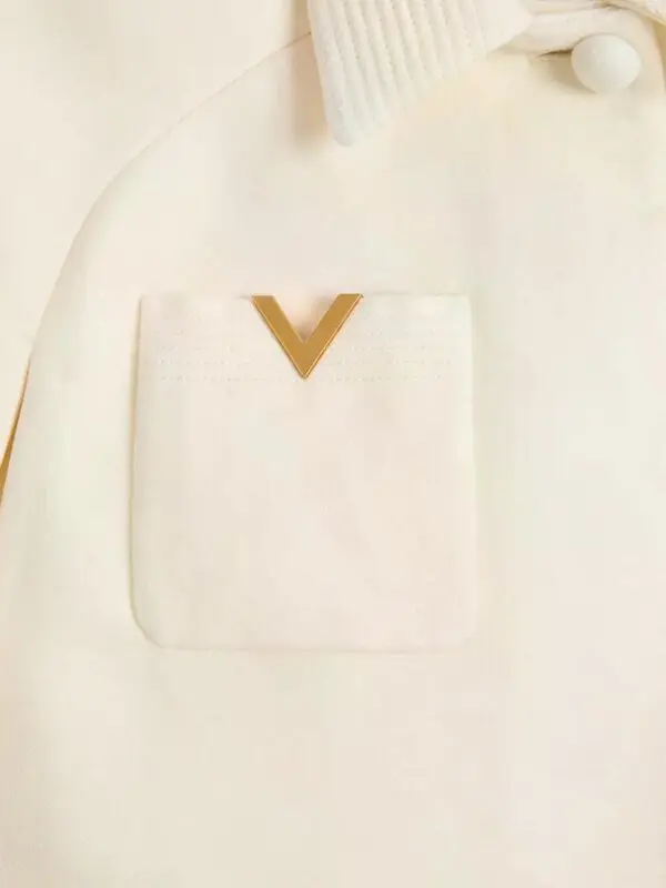 Valentino Garavani Drill Double Cape - Neutrals
