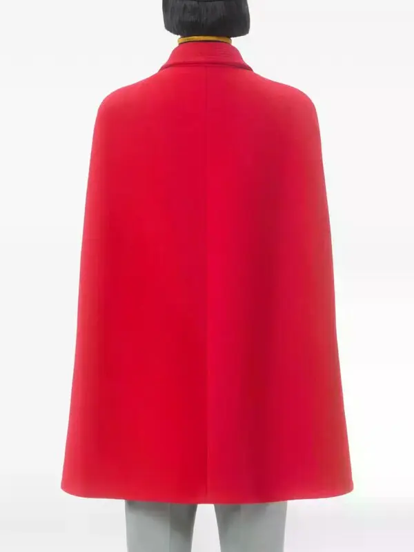 Valentino Garavani Drill Double Cape - Red