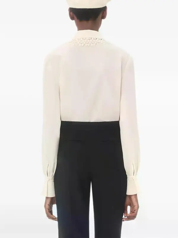 Valentino Garavani Crepe De Chine Shirt With Contrasting Print