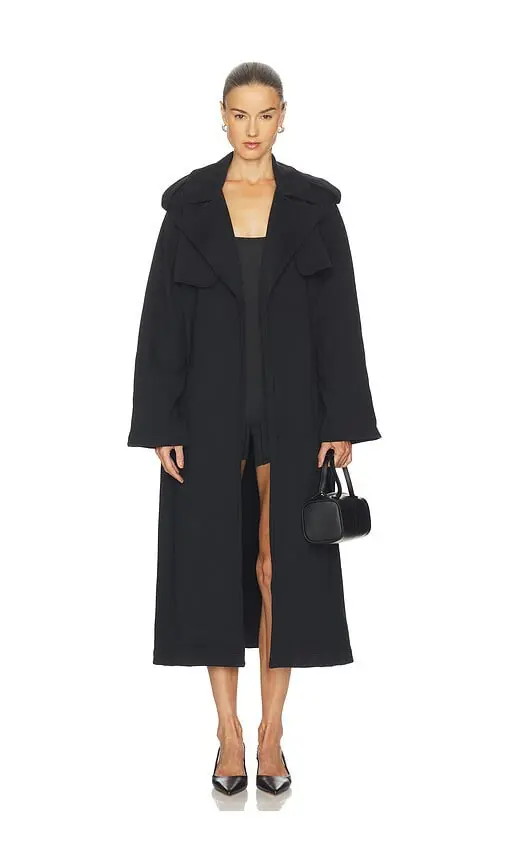 SKIMS Boyfriend Fleece Trench Coat