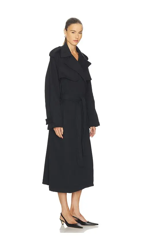 SKIMS Boyfriend Fleece Trench Coat