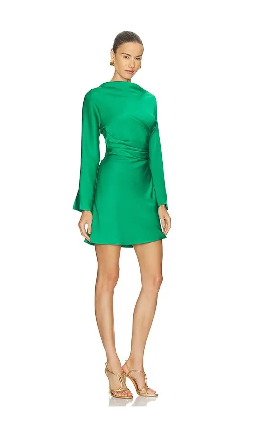 Simkhai Harpor Long Sleeve Mini Dress