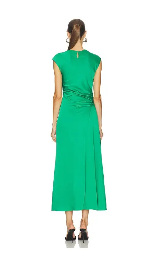 Simkhai Burke Draped Mini Dress - Kelly Green