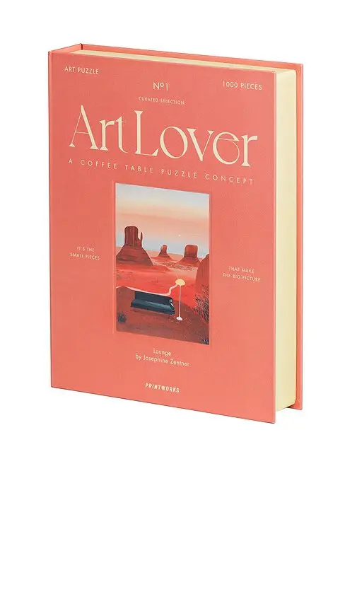 PRINTWORKS Art Lover Book Puzzle 1000 Pieces In Lounge