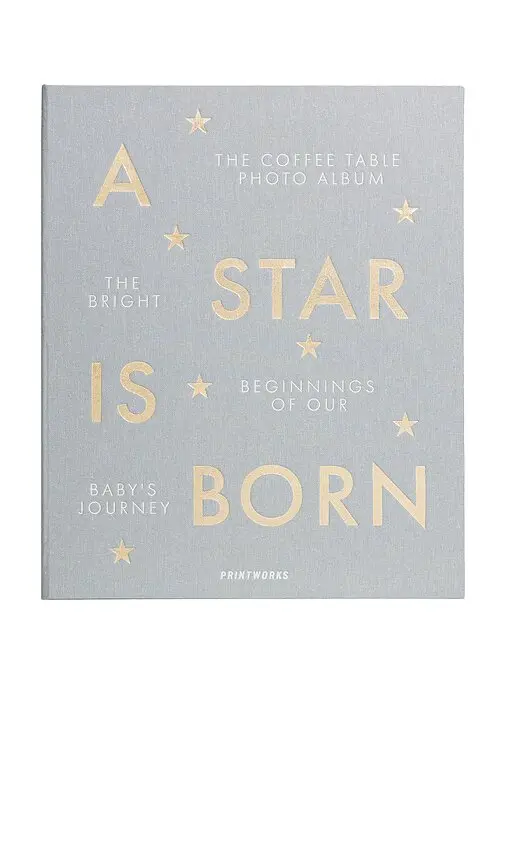PRINTWORKS A Star Is Born Baby Album - Grey