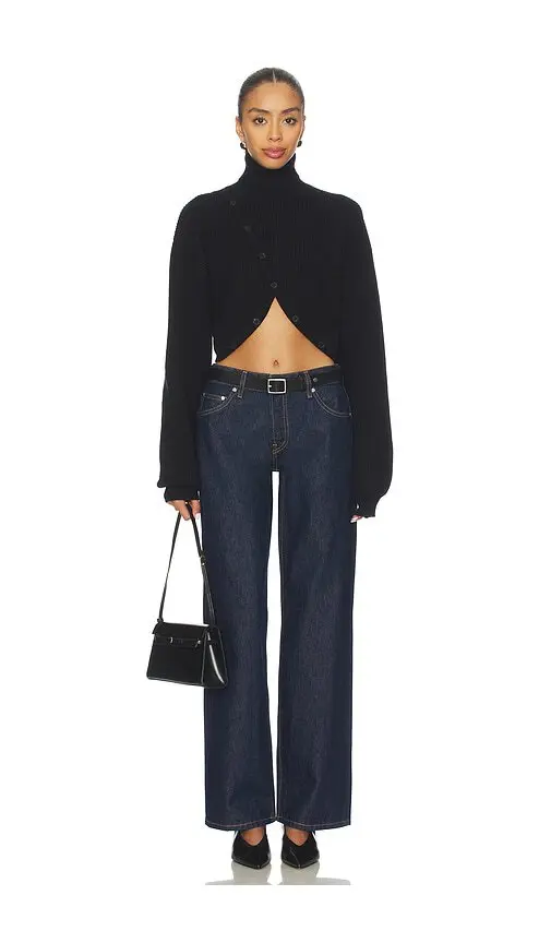 Superdown Zinnia Sweater Top - Black