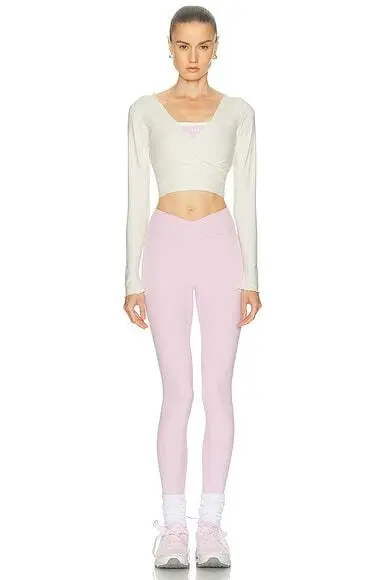 437 The Wrap Top - Cream