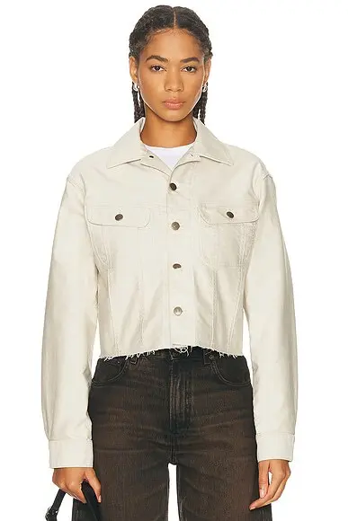 MAISON MARGIELA Cropped Canvas Jacket