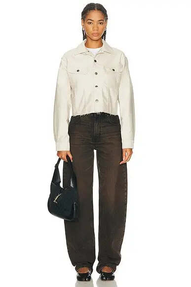 MAISON MARGIELA Cropped Canvas Jacket