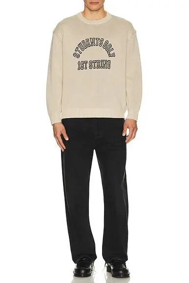 STUDENTS GOLF 1st String Knit Crew Sweater