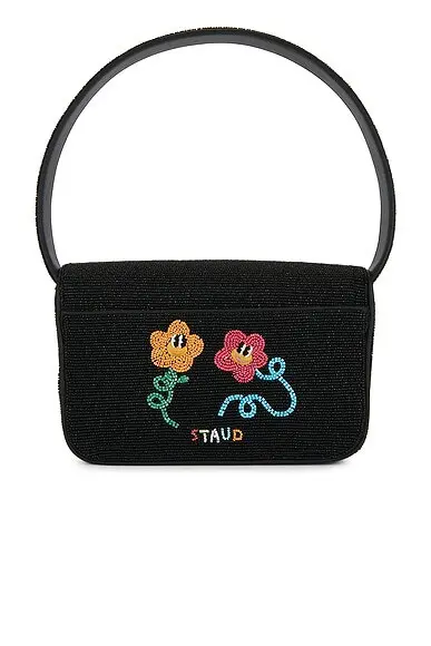 Staud Tommy Beaded Bag - Shroomscape