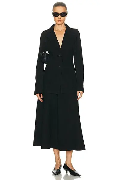 RÓHE Suede Cinched Blazer