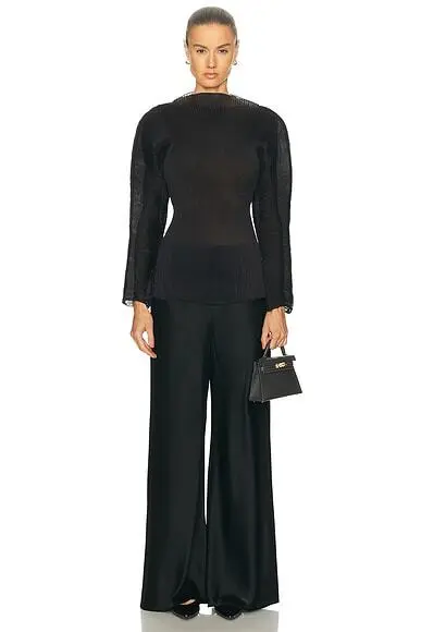 RÓHE Sculptural Plisse Top