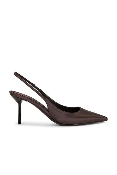 Paris Texas Lidia 70 Slingback Pump - Ebano