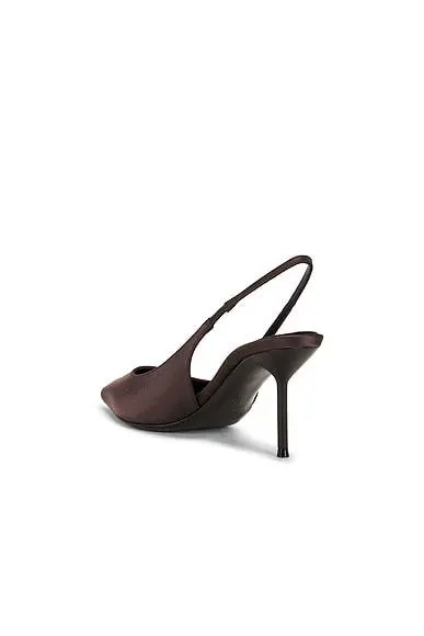 Paris Texas Lidia 70 Slingback Pump - Ebano
