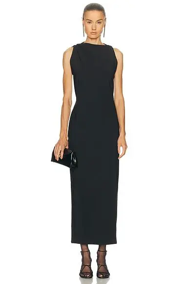 RÓHE Open Back Maxi Dress