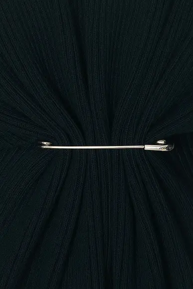 Balenciaga Pinched Turtleneck Mini Dress