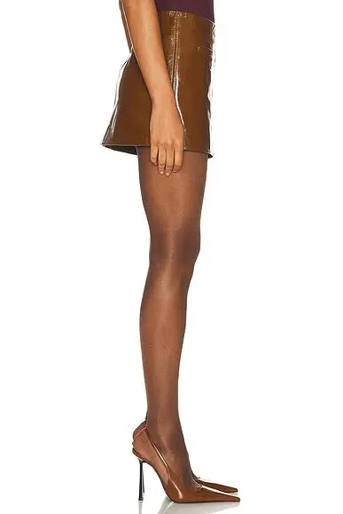 A.L.C. Leather Mini Skirt