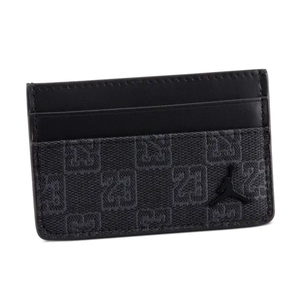 JORDAN Monogram Card Case - Black