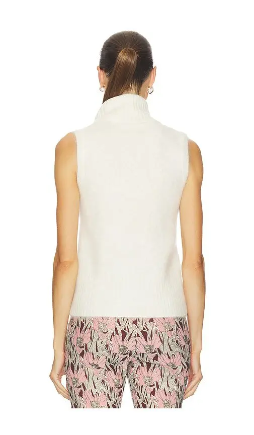 Veronica Beard Mazzy Brushed Cashmere Shell