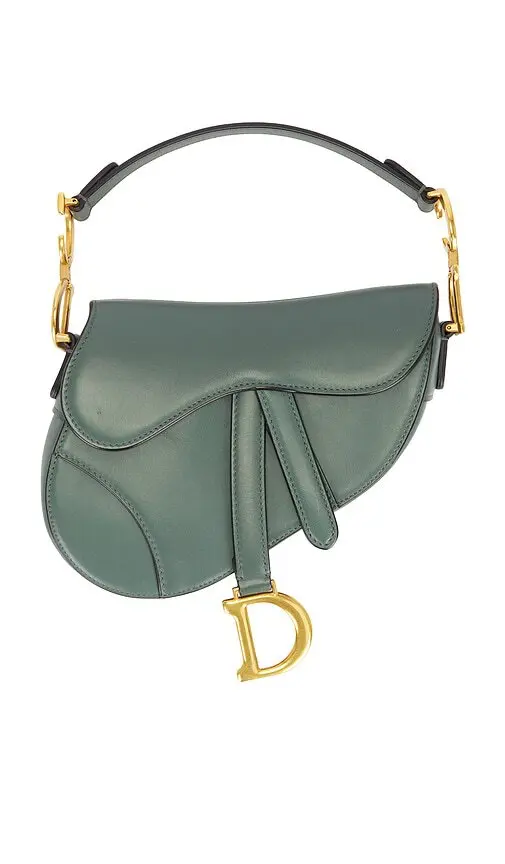 FWRD RENEW Dior Saddle Bag - Green