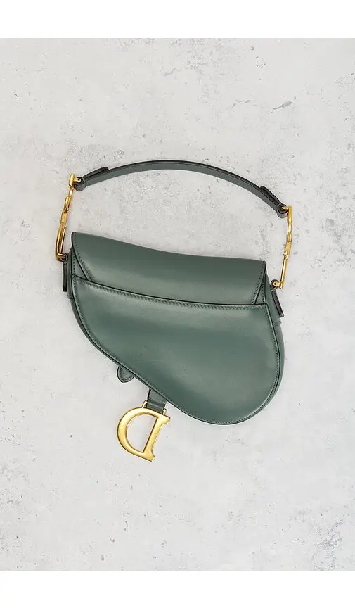 FWRD RENEW Dior Saddle Bag - Green