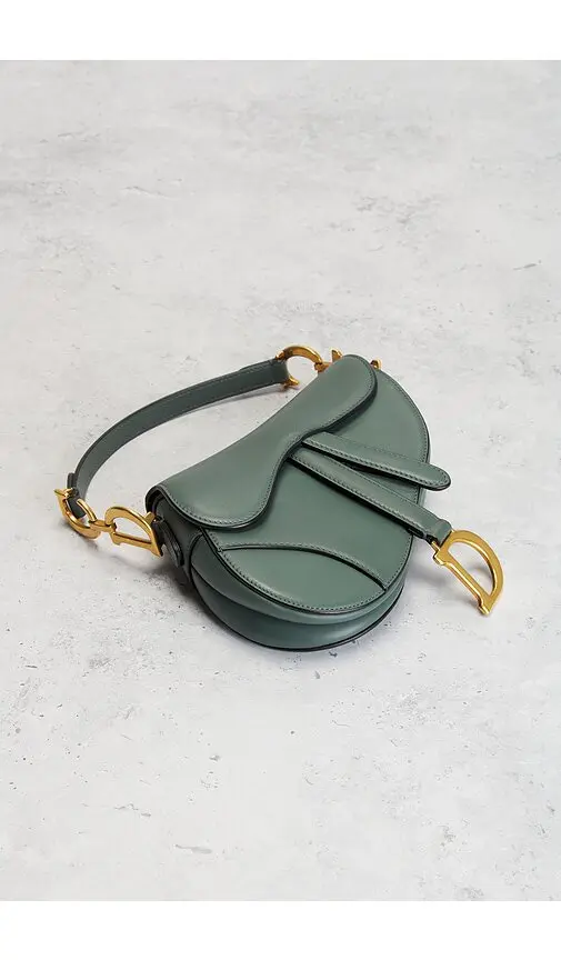 FWRD RENEW Dior Saddle Bag - Green