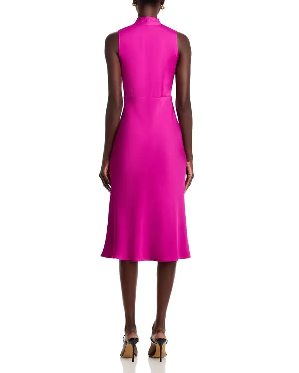 Kobi Halperin Lex Tie Front Dress - Fuchsia