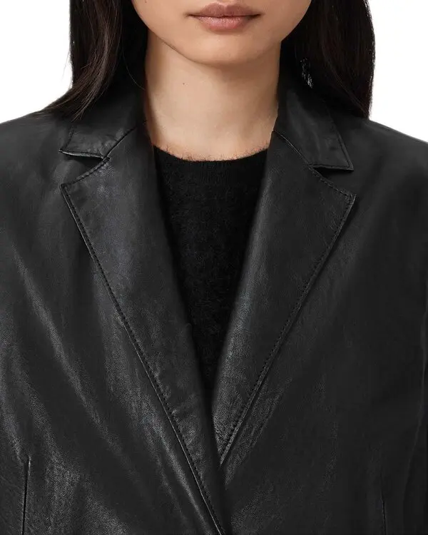 ALLSAINTS Arna Leather Blazer