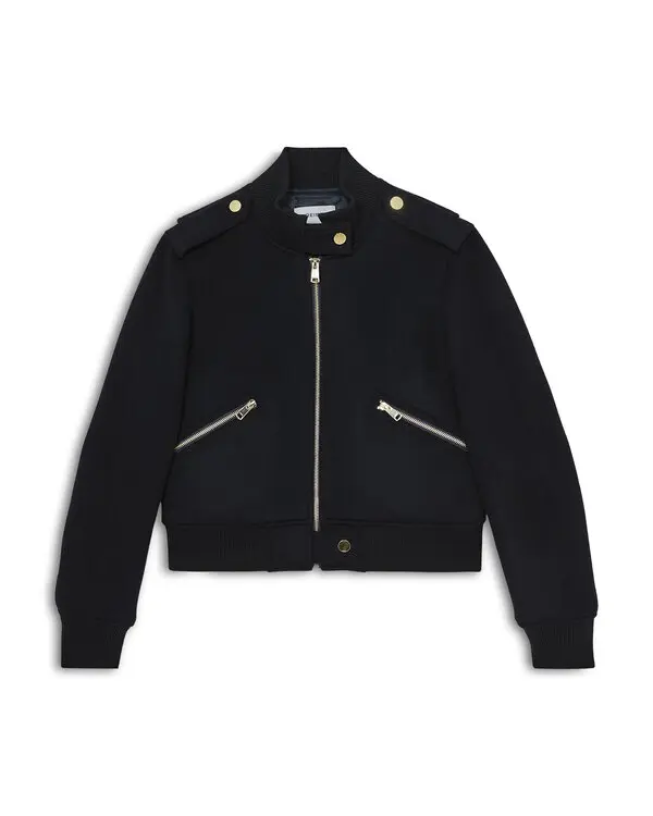 REISS Wool Bomber Jacket