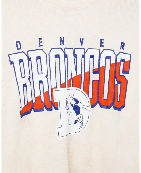 Junk Food Clothing Nfl Denver Broncos Slant Crop Thermal