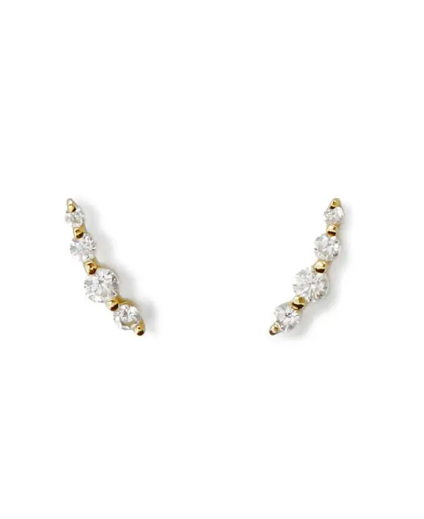 ANA LUISA Ear Climber Earrings - Gold