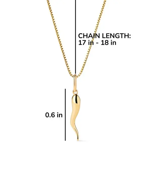 ANA LUISA Italian Horn Charm Necklace
