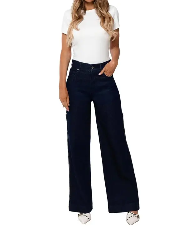 RUDES DENIM Mid-rise Caroline Pant