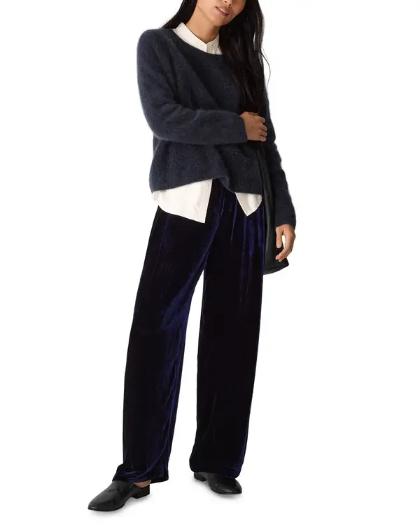 Eileen Fisher Velvet Ankle Pants