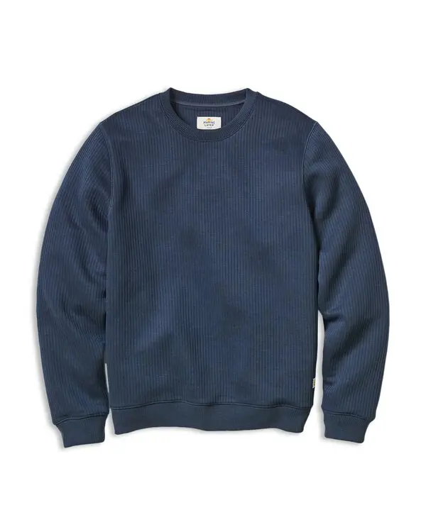Marine Layer Corbet Ribbed Crewneck Sweater