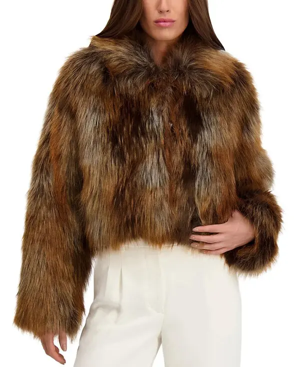 LYLA GRANT Faux Fur Jacket