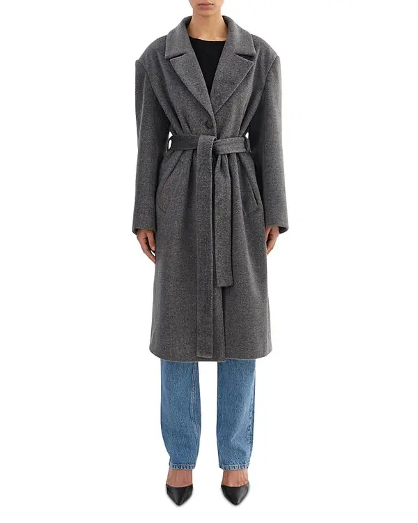 LAMARQUE Tie Detailed Coat
