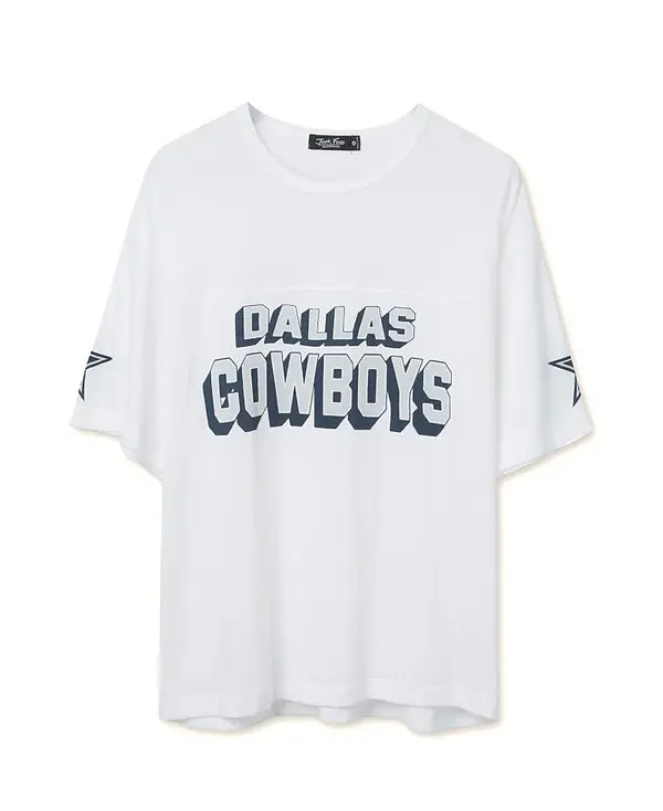 Junk Food Clothing Nfl Dallas Cowboys Halfback Jersey Tee - White