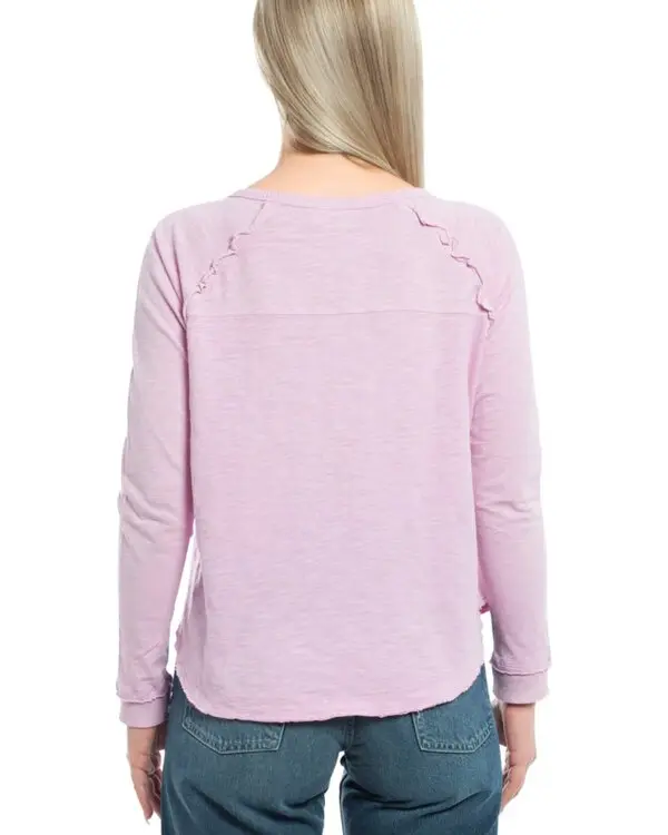 WILT CLOTHING Raglan Tee - Mauve Mist