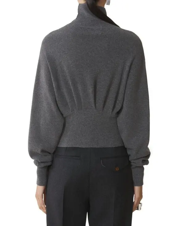 LANVIN Wool And Cashmere Knit Pullover - Dove