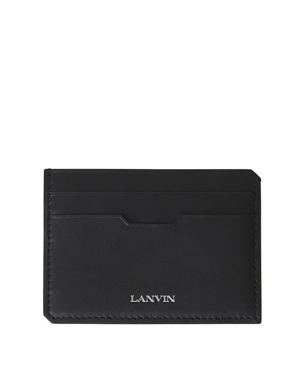 LANVIN Leather Cardholder - Black