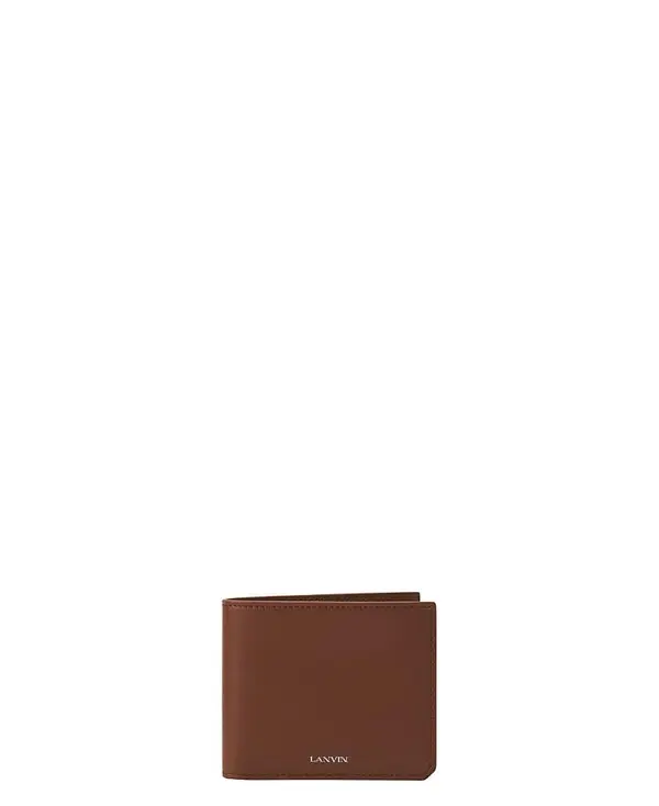 LANVIN Compagnon Leather Wallet - Chestnuts