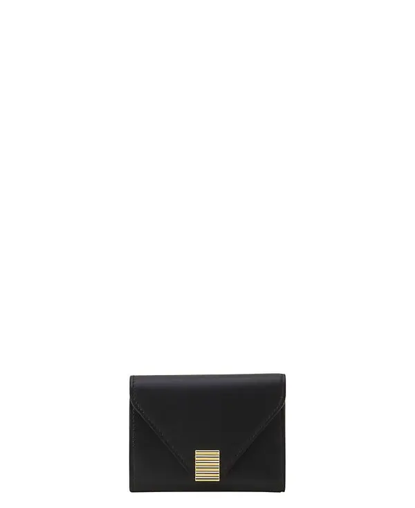 LANVIN Concerto Arpege Leather Wallet - Black