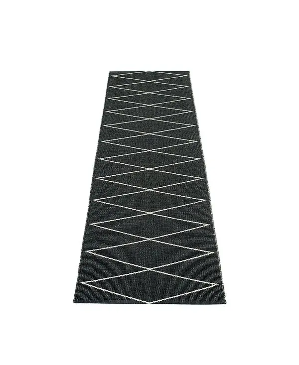 PAPPELINA Max Rug, 27 X 96 - Black