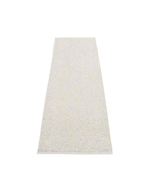 PAPPELINA Svea Rug, 27 X 126 - Stone Metallic