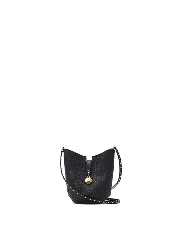 LANVIN Catch Nano" Leather Bucket Bag - Black