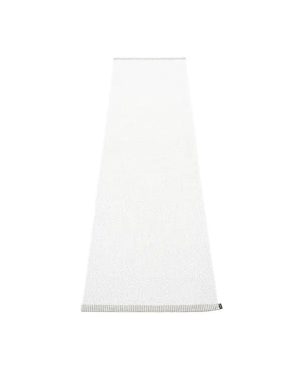 PAPPELINA Mono Rug, 27 X 117 - White